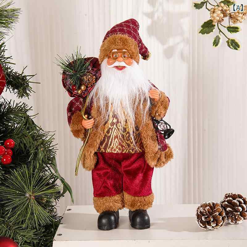・カテゴリ: クリスマスオーナメント・主な素材: プラスチック、PVC・カラー展開: 30.48cmサンタクロース（オイルランプ）、30.48cmサンタクロース（薪割り）、30.48cmサンタクロース（シルバー）、30.48cmサンタクロー...