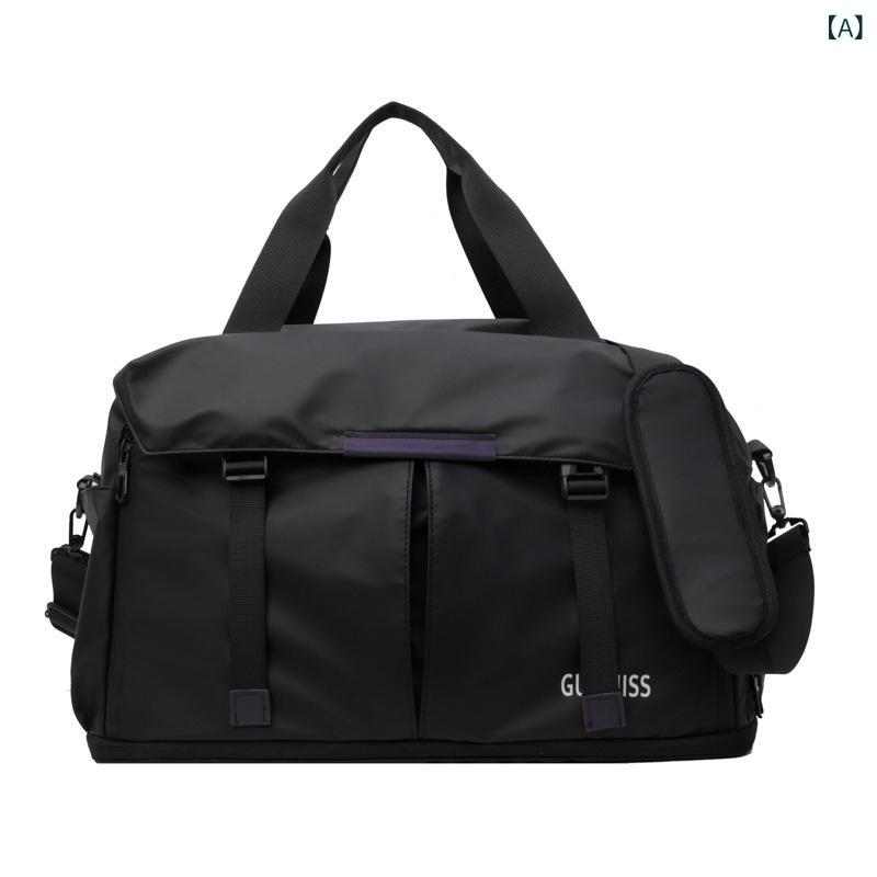 ・容量: 20-35L・主な素材: 布・機能: 通気性、耐摩耗性、収納可能、乾湿分離・対象性別: ユニセックス・裏地素材: ポリエステル・柄: 無地・スタイル: アーバンミニマル・デザイン要素: 縫い糸・カラー展開: ブラック、シャンパン、...