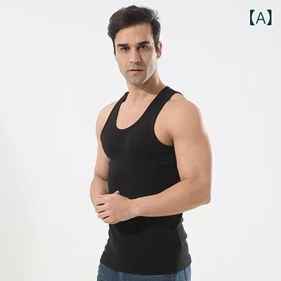 ・カテゴリ: タンクトップ・主な素材: 綿 ・カラー展開: ブラック、グレー、ホワイト・サイズ展開: L、XL、XXL、XXXL・スタイル: カジュアル・ネックライン: クルーネック・生地の厚さ: 薄手 (101-120g/平方メートル)
