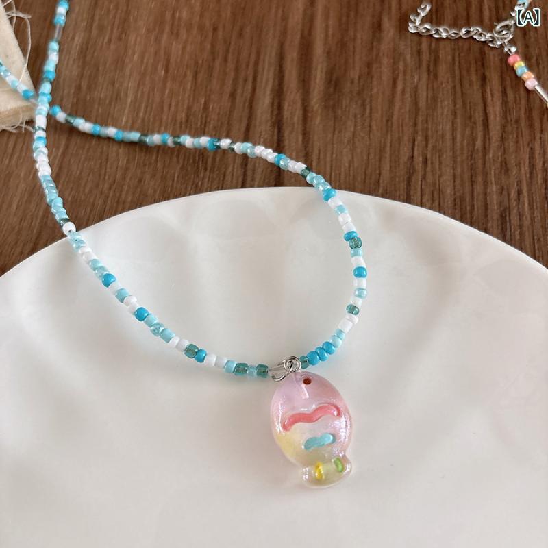 ・カテゴリ: ネックレス・主な素材: プラスチック、樹脂・スタイル: ファンシー・対象: キッズ・モチーフ: キャラクター、バタフライ・チェーンの種類: ボールチェーン・アジャスターチェーンの長さ: 10cm以下・外周: 21cm-50cm...