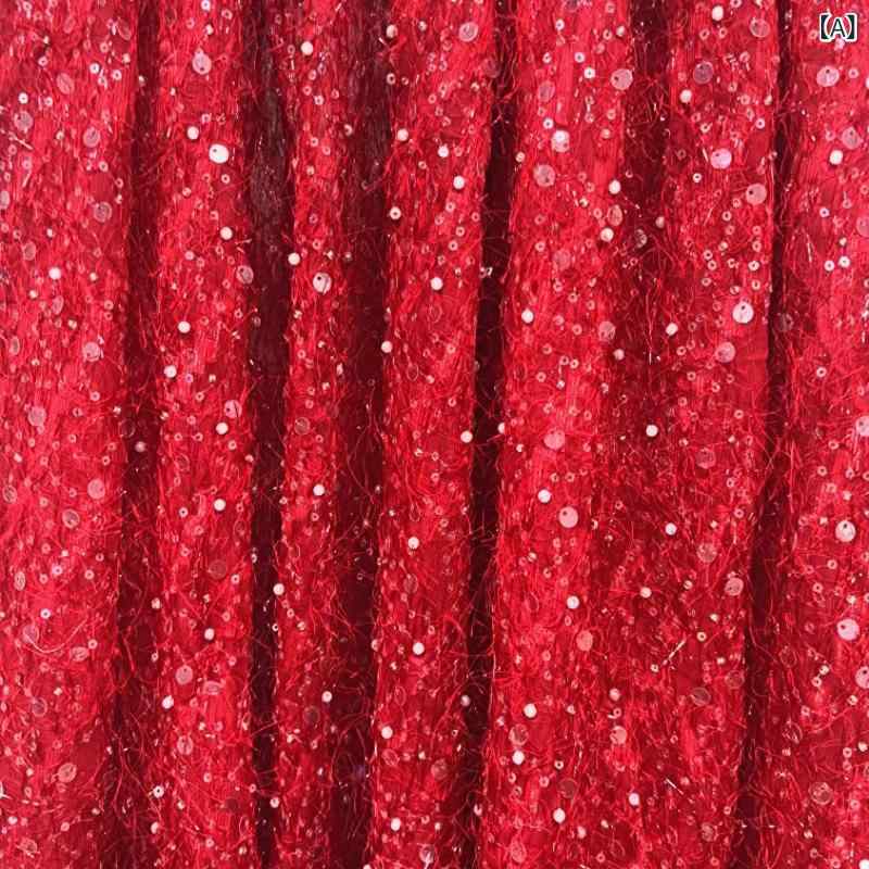・主な素材: ポリエステル 35%、レーヨン 65%・用途: シャツ、レディースウェア、背景布、アクセサリー、のれん、スカート、舞台衣装・カラー展開: レッド、グリーン、ライトグリーン、イエロー