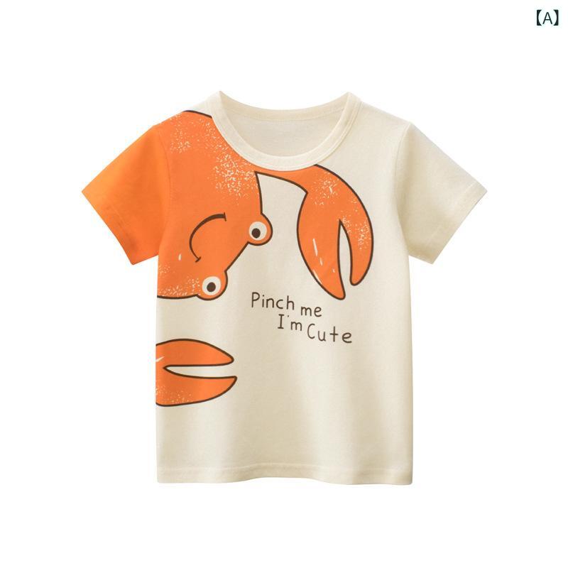 ・カテゴリ: Tシャツ・対象性別: 男の子向け・スタイル: 韓国風・フード: なし・袖丈: 半袖・対象年齢: 3〜8歳（100〜140cm）・生地加工: 柔軟加工・柄: キャラクター・主な素材: 綿・素材割合: 綿 ・安全基準: A類・ネッ...