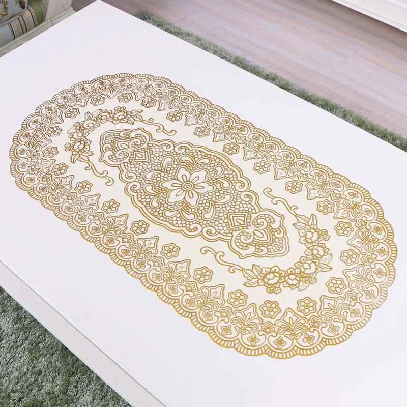 ・カテゴリ: テーブルクロス・形状: 楕円形・カラー展開: ゴールド富貴花、ゴールド格子花、ゴールド海棠花、ゴールド蓮花、ゴールド花意、ゴールド小花、ゴールド太陽花、シルバー太陽花（直角・丸角含む）・サイズ: 40cm×84cm・機能: 防...