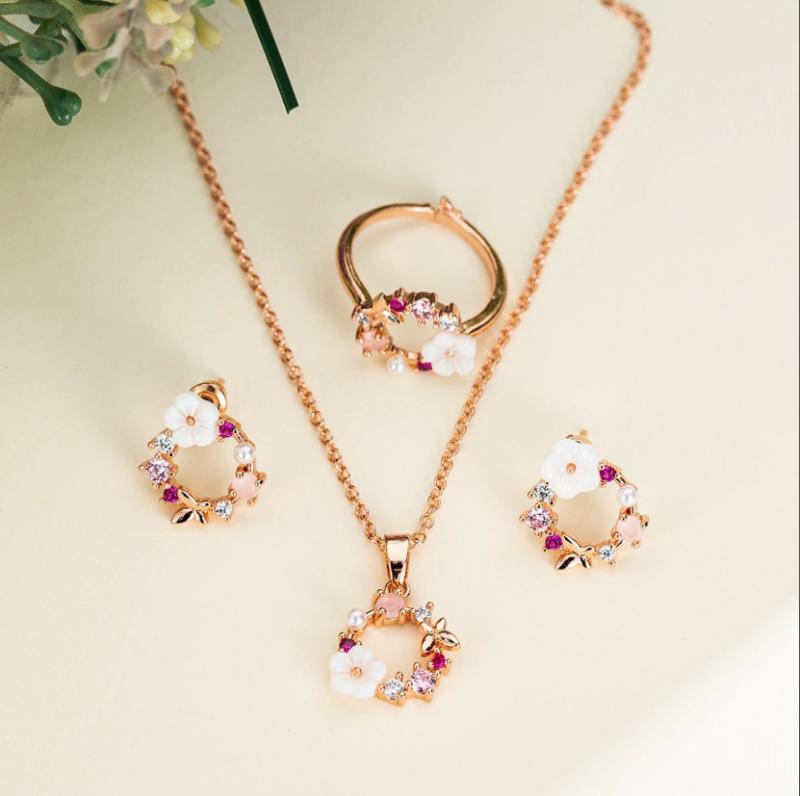 ・カテゴリ: アクセサリーセット・素材: 合金・加工技術: 電気メッキ・セット内容: ピアス、ネックレス、ブレスレット・チェーンの種類: アズキチェーン・ペンダント素材: 合金・デザイン: 蝶、トンボ、昆虫・カラー展開: ゴールド、ピンクゴ...