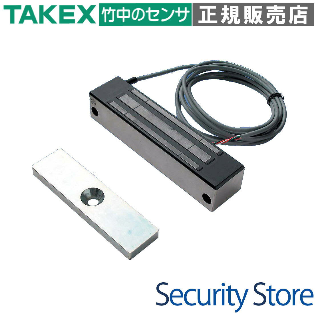 マグネット錠 M32BDM(J) 屋外対応電磁式電気錠 TAKEX（竹中エンジニアリング）／吸着力272kgf／IP66防水仕様 強力な電磁石により272kgfの吸着力を発揮する、屋外対応の電磁式電気錠です。可動部品を持たないため摩耗による...