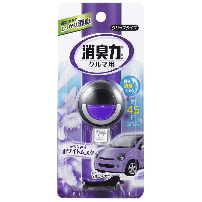 【メーカー・ブランド名】消臭力【JAN】4901070127467【商品説明】●風にのせてしっかり消臭♪●車内をまるごと消臭。快適な空間にします。●車内のエアコンの送風口に取り付けるだけで簡単。●リキッドタイプで使い終わりが分かりやすい。●...