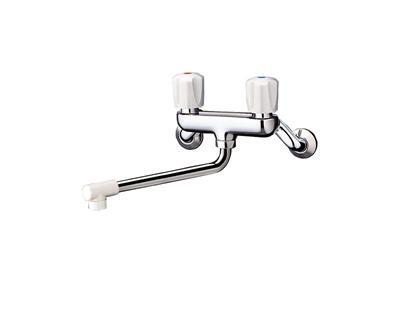 【お取り寄せ商品】TOTO キッチン用水栓 2ハンドル混合栓（壁付きタイプ） TKJ20BAU 【お取り寄せ商品】TOTO キッチン用水栓 2ハンドル混合栓（壁付きタイプ） TKJ20BAU 画像はイメージ図になります 1