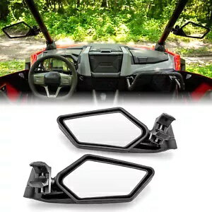 UTV Shatter-proof Adjustable Side Mirrors For 2014-24 Polaris RZR XP 1000/4 1000UTV 飛散防止調整可能なサイドミラー 2014-24 ポラリス RZR XP ...