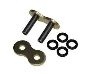 Hollow Rivet Chain Lock for 525 X-Ring Chain Color Gold Honda VT 600 C Shadow-中空リベット チェーン ロック 525 X リング チェーン カラー ゴールド ホン...