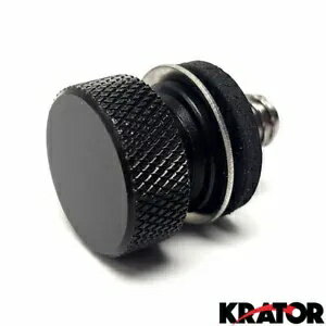 Black Seat Screw Knurled Seat Cover Bolt For Harley Davidson Night Train FXSTBブラックシートネジローレットシートカバーボルトハーレーダビッドソン夜行列車FXSTB...