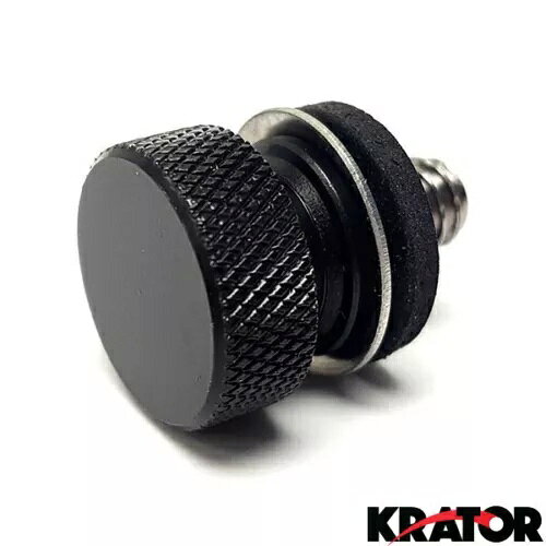 Black Seat Screw Knurled Seat Cover Bolt For Harley Davidson Night Train FXSTBブラックシートネジローレットシートカバーボルトハーレーダビッドソン夜行列車FXSTB...