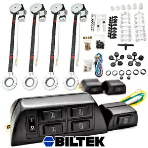 4 Car Window Power Kit For Dodge Intrepid Neon Nitro Omni Raider Ram Rampageダッジ イントレピッド ネオン ニトロ オムニ レイダー ラムランペイジ用 4 車ウィン...