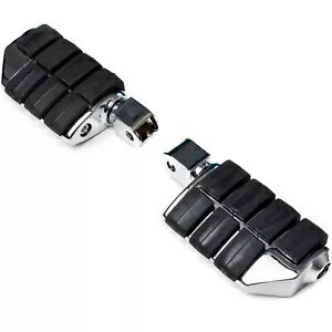 Chrome Dually Style Foot Pegs Set For Honda Fury 2009-2018 (Front Only)クローム デュアルスタイル フットペグセット ホンダ フューリー 2009-2018 (フロントの...