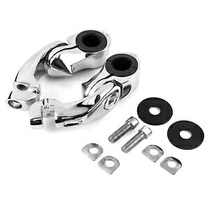 Engine Guard Footpeg Clamps For Harley Davidson FLSTFSE CVO Fat Boy 2005-2006エンジンガードフットペグクランプ ハーレーダビッドソン FLSTFSE CVO ファッ...
