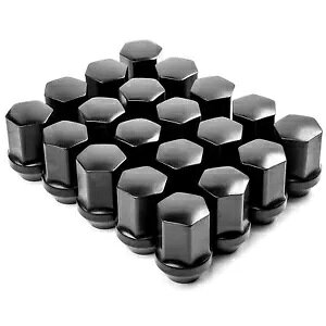 20x Black 9/16" x 18 Wheel Lug Nuts Conical Acorn for Dodge Ram 1994-201620個 ブラック 9/16インチ x 18 ホイール ラグ ナット 円錐型 エイコーン ダッジ...
