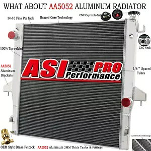 4 Row Radiator For 2003-2010 2005 2006 Dodge Ram 2500 3500 5.9L 6.7L L6 Cummins4 列ラジエーター 2003-2010 2005 2006 ダッジラム 2500 ...