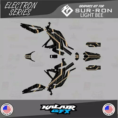 Graphics Kit for Surron Light Bee (All Years) Electron Series - TanSurron Light Bee (全年式) Electron シリーズ用グラフィック キット - タンカ...