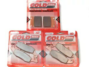 Brake Pads Front & Rear For Suzuki SV 650 X/Y/K1/K2 ( Non ABS) 1999-2002ブレーキパッド フロント & リア スズキ SV 650 X/Y/K1/K2 (非 ABS) 1...
