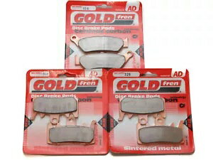 Goldfren Brake Pads Front & Rear For Bmw R1200 GS K50 L/C Radical 2013-2018Goldfren ブレーキパッド フロント & リア Bmw R1200 GS K50 L...
