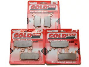 Brake Pads Front & Rear For Bmw F 800 R (Disc has fixed bobbins) 2015-2018ブレーキパッド フロント & リア Bmw F 800 R (ディスクには固定ボビンが付いて...