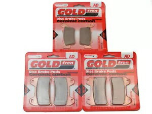 Brake Pads Front & Rear For Bmw F 800 R (Disc has fixed bobbins) 2009-2014ブレーキパッド フロント & リア Bmw F 800 R (ディスクは固定ボビン付き) 2...