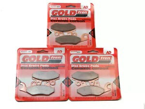 Goldfren Brake Pads Front & Rear For Triumph Tiger 885cc Carbs 1992-1997Goldfren ブレーキパッド フロント & リア トライアンフ タイガー 885cc 炭水化...