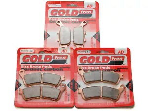 Brake Pads Front & Rear For Honda XL 700 Transalp 3 Piston ABS 2008-2011ブレーキパッド フロント & リア ホンダ XL 700 トランザルプ 3 ピストン ABS 2...
