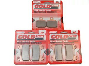 Goldfren Brake Pads Front & Rear For Ducati 800 Supersport 2003-2005Goldfren ブレーキパッド フロント & リア ドゥカティ 800 スーパースポーツ 2003-2...