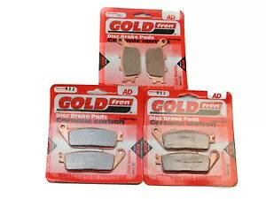 Brake Pads Front & Rear For Honda CBF 1000 FA 2 Piston Non ABS 2010-2011ブレーキパッド フロント & リア ホンダ CBF 1000 FA 2 ピストン非 ABS 20...