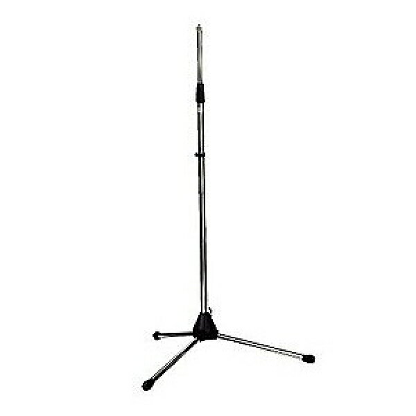 ●高さ調節が簡単なプッシュボタン式です。 ●脚部が折りたたみ式になっています。 ねじピッチ：W5/16 外形寸法：幅φ634.5mm（ベース） 高さ900mm〜1600mm 質量：約1.5kg　