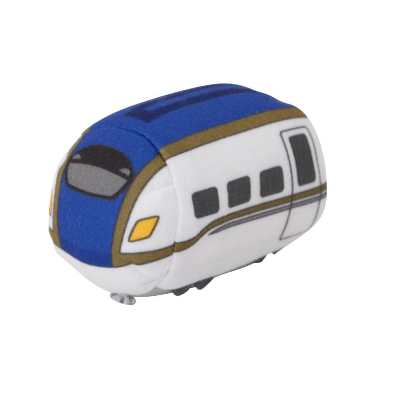 にぎにぎトレだま E7系かがやきJR東日本商品化許諾済人気の電車を手のひらサイズにしたお手玉型マスコット転がしてもビーズの重みで元通り、ふわふわ感触で気持ちいい重ねて並べたり、ループでつなげて遊んだり、コレクションにもぴったり。