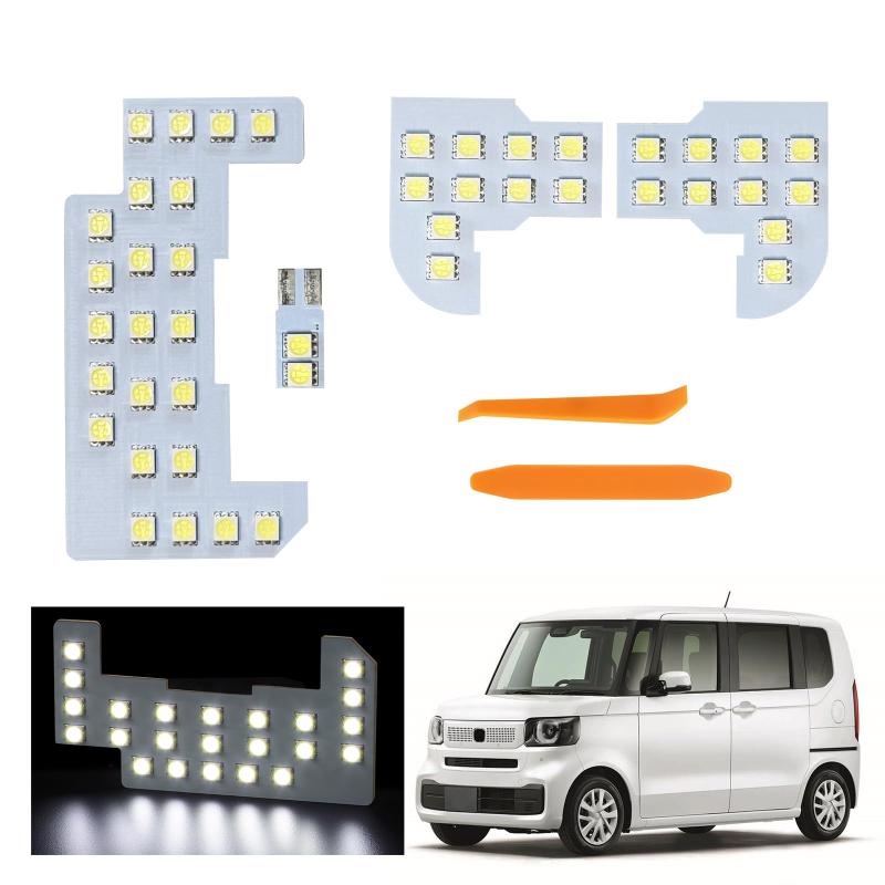 LED ルームランプセット ホワイト 取付簡単：専用設計された製品なので、純正のルームランプと交換するだけの簡単な取り付け、素人でも簡単に取り替えることができます。（＋−の極性がございますので、点灯しない場合はプラスマイナス入れ替えをお試し...