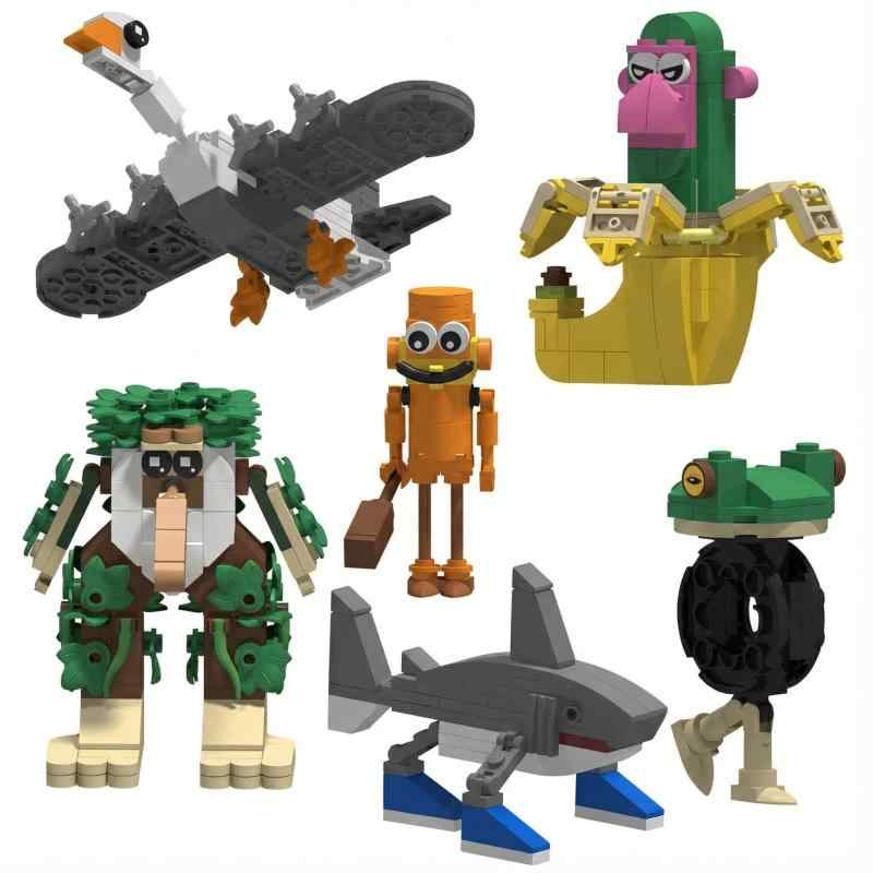 ブロック トゥントゥントゥンサフール Tung Tung Tung Sah LEGO互換品 2025 ミニフィギュア 組み立て おもちゃ キッズ 子ども イタリアンブレインロット IAN BRAINROT Tralalero Tralala...