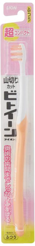 ビトイーンライオン 歯ブラシ 超コンパクト ふつう 1本 山切りカット ハブラシ (色は選べません)ブランド:ビトイーン対象年齢:大人特徴:超コンパクトかたさ:ふつう色:選択できません商品の個数:1個ヘッドの形状:山切りカット毛の素材:ナイロン