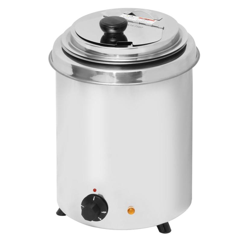 スープジャー スープ保温 5L (満水5.6L) 業務用 KIPROSTAR(キプロスター) PRO-BSW5 カレー ポタージュ 味噌汁 温め 湯煎たっぷり5L入るあつあつ保温の業務用スープジャー。電源コードを束ねて使用しないでください。...