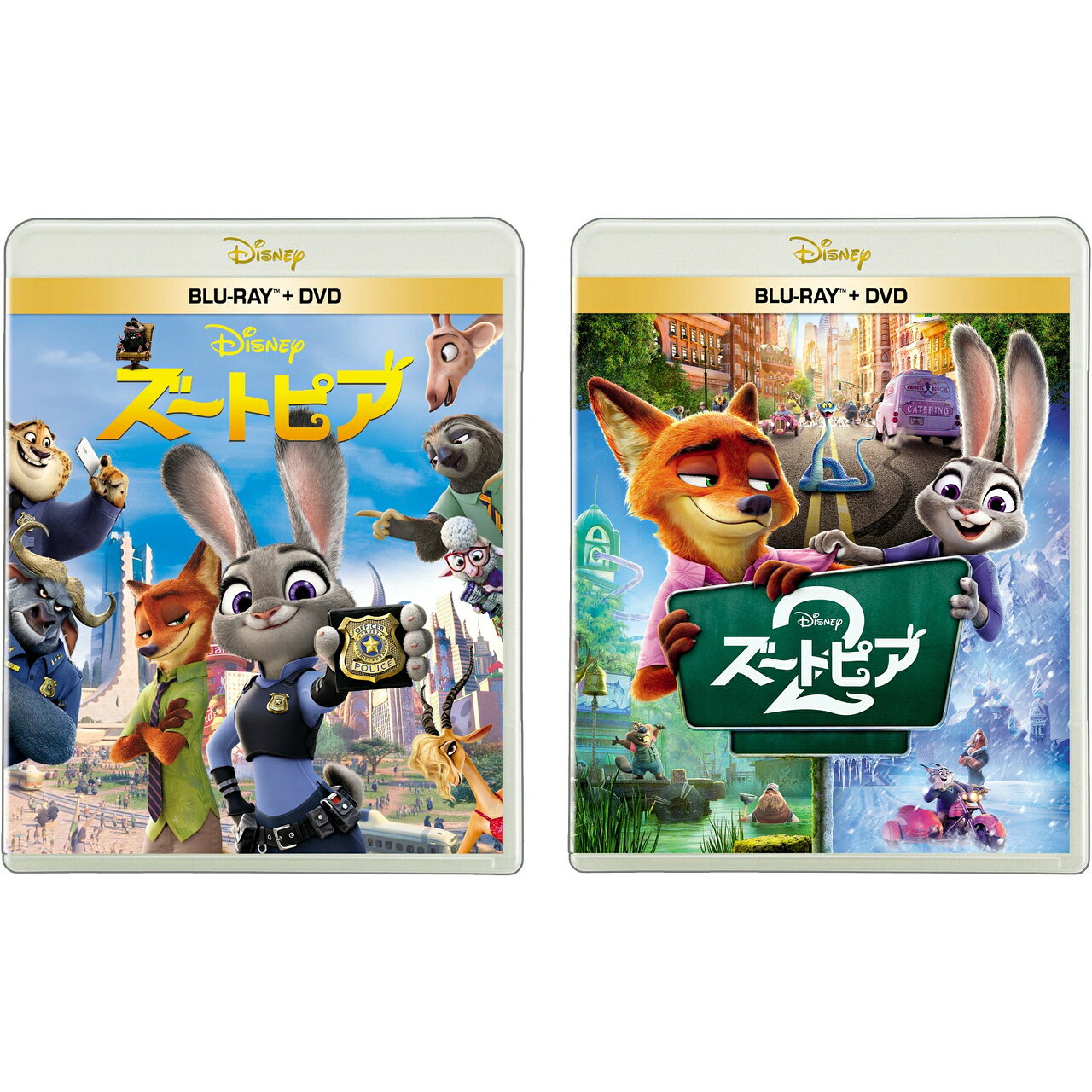 【セット内容】 ●ズートピア　ブルーレイ ＋ DVD セット ●ズートピア2　ブルーレイ ＋ DVD セット ●ズートピア　ブルーレイ ＋ DVD セット 【ストーリー】 動物が人間のように暮らす大都会、ズートピア。誰もが夢を叶えられる人間...