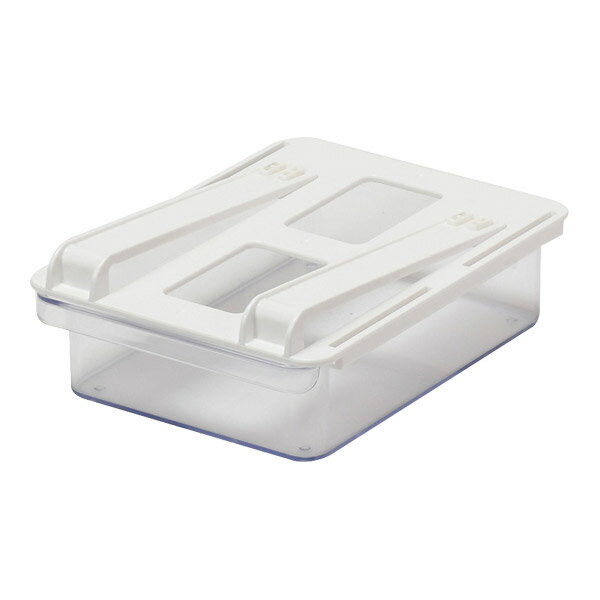 棚板に取り付けて、棚下スペースを有効活用。冷蔵庫の中で散らかりがちな小物や調味料、バター・チーズなどをまとめて収納できます。厚さ11cmまでの棚板に使えます。商品サイズ(約)：幅150×奥行195×高さ70mm耐荷重：約0.3kg材質：本体...