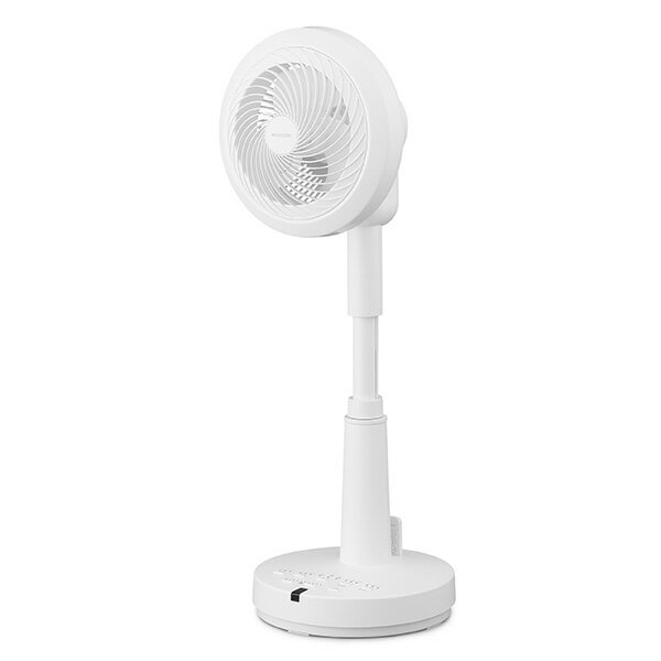 1台5役のサーキュレーター扇風機。換気から衣類乾燥まで、オールシーズン大活躍。DCモーターを搭載することで、よりパワフルに。上下、左右自動で首振り。首振り角度を「左右：3段階／上下：3段階」で調整可能。ヘッドの羽部分は工具不要で分解でき、水...