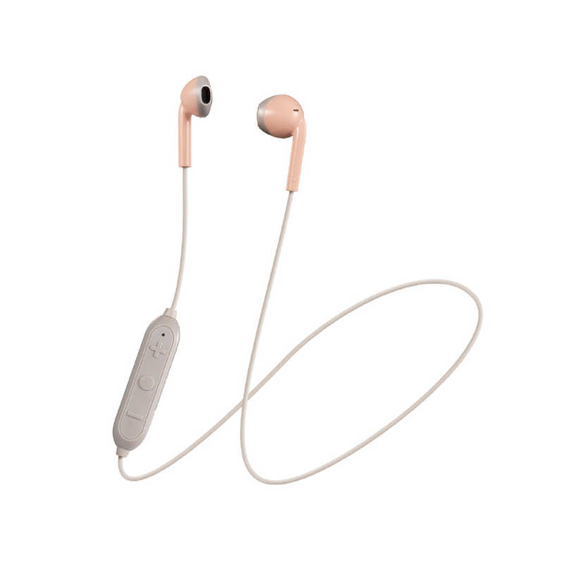 JVCケンウッド JVC HA-F15BT-PT ワイヤレスイヤホン Bluetooth対応/オープンタイプ/開放型/リモコン付き//小型・軽量設計 ピンク×ブラウン 新品・未使用商品！ トレンドのレトロカラーを配色したツートーンデザイン/...