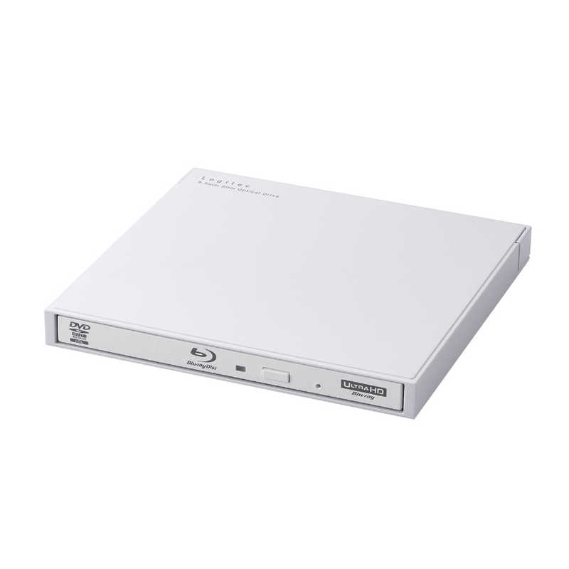 ロジテック 外付け ブルーレイドライブ for Windows USB3.2 Gen1 スリム 編集 再生 書き込み Type-C＆Type-Aケーブル付属 ホワイト LBD-PWC6U3CVWH 新品・未使用商品！ 国内最小クラスのコンパ...