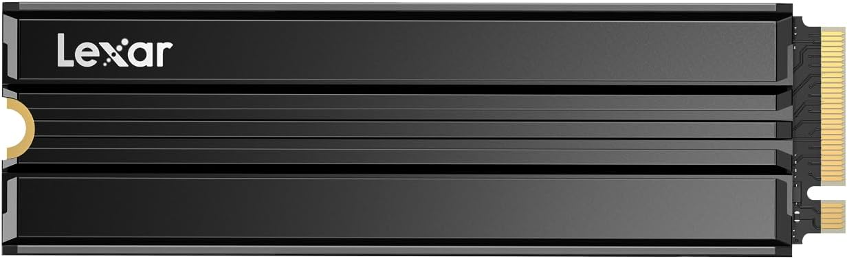 Lexar SSD PCIe Gen4x4 M.2 NVMe 2280 ヒートシンク搭載 PS5動作確認済み R:7400MB/s W:6500MB/s NM790 高耐久3D NAND 1TB 新品・未使用商品！ ヒートシンク付き、Pla...