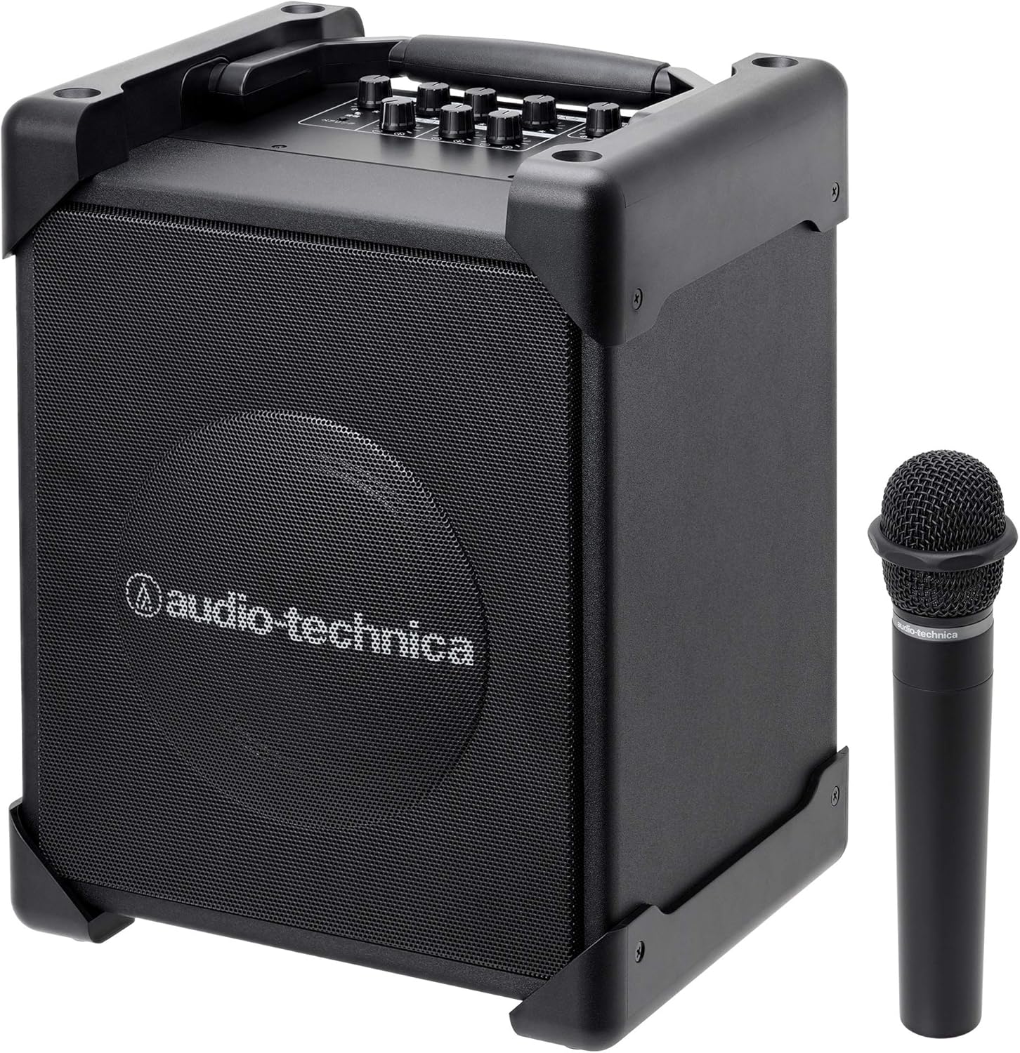 オーディオテクニカ ATW-SP1910/MIC デジタルワイヤレスアンプシステム 1.9GHz帯 MIC1本付属 新品・未使用商品！ 電波干渉が少ない1.9GHz帯デジタル方式を採用 ACアダプターでも電池でも使える2WAY電源モデル●1...