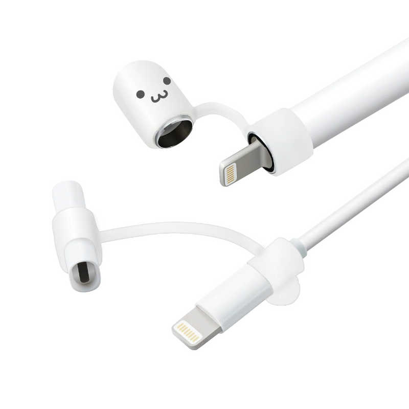 エレコム Apple Pencil カバー 充電アダプタ用紛失防止キャップ TB-APEACCWF 新品・未使用商品！ Apple Pencilのキャップや純正Lightningアダプタの紛失を防止するシリコン製アクセサリ■対応機種：App...