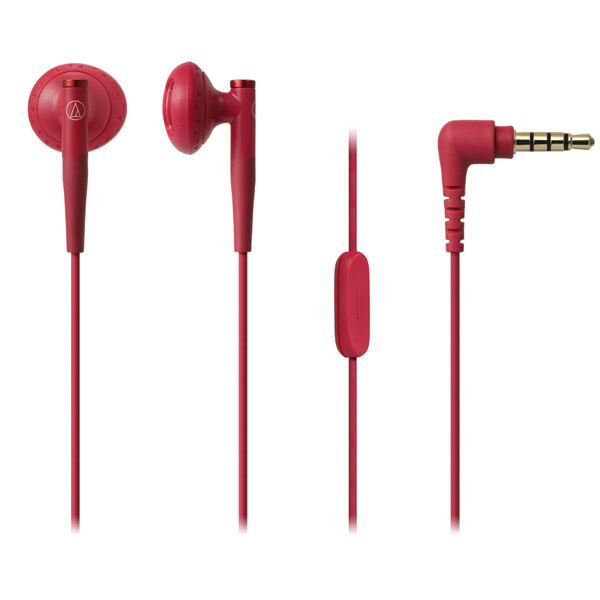audio-technica スマートフォン用 ダイナミックセミオープン型イヤホン（レッド）audio-technica ATH-C200IS-RD 新品・未使用商品！ 耳に心地いい音楽と通話が高音質で楽しめるスマートフォン用インナーイヤー...