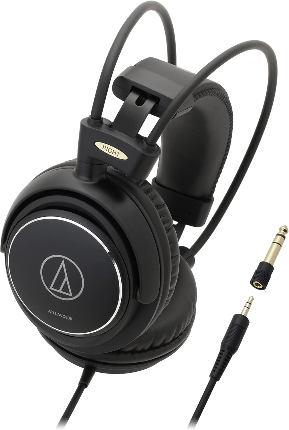 オーディオテクニカ ヘッドホン 有線 ATH-AVC500 ケーブル 3m /6.3mm標準/3.5mmミニ接続 ブラック 新品・未使用商品！ ●フルスケールヘッドホン繊細な表現から躍動感のある音まで奏でるフルスケールヘッドホン。●制振アル...