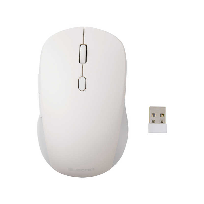 エレコム マウス OSMOD Six Chrome/Android/iPadOS/iOS/Mac/Windows11対応 ホワイト M-MY30MBSXWH [BlueLED/無線 ワイヤレス /6ボタン /Bluetooth・USB] M...