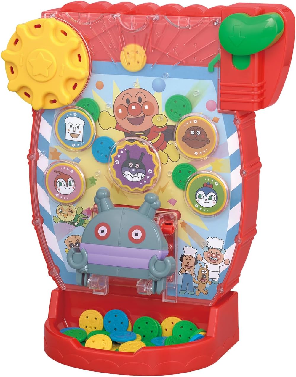 [バンダイ(BANDAI)] メダルがじゃらじゃら！だだんだんがガシャン！！アンパンマンドキドキメダルゲームDX 対象年齢 3 才以上 新品・未使用商品！ 「それいけ！アンパンマン」より、おうちで楽しくメダルゲームが楽しめる「メダルがじゃら...