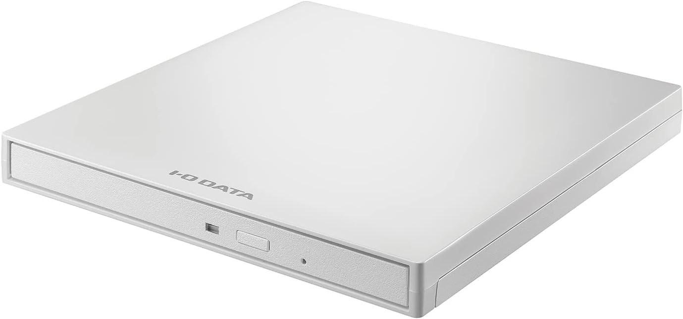 アイ・オー・データ 機器 USB A対応 USB電源補助ケーブル・保存ソフト付きポータブルDVDドライブ白 DVRP-UB8W 新品・未使用商品！ USB A対応 USB電源補助ケーブル・保存ソフト付きポータブルDVDドライブ●USB St...