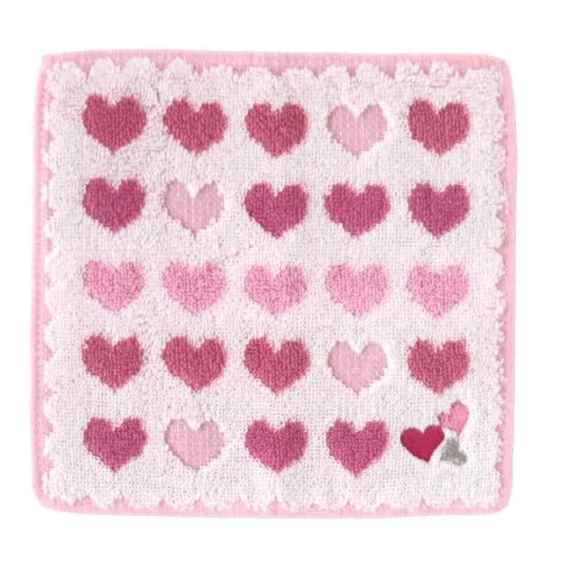 ブルーミーズ ハート ちびタオル(ピンク) [綿100％] 子供 キッズ ハンドタオル ミニタオル ハート モチーフ 約15cm bloomie's 000541-0024-01【累計販売枚数100万枚以上】ブルーミーズ の中でも特に人気の...