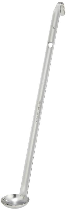 三宝産業UK 18-8 レードル 5cc外寸 :φ32×235(柄長)mm製品重量:50g材質:18-8ステンレス容量:5cc